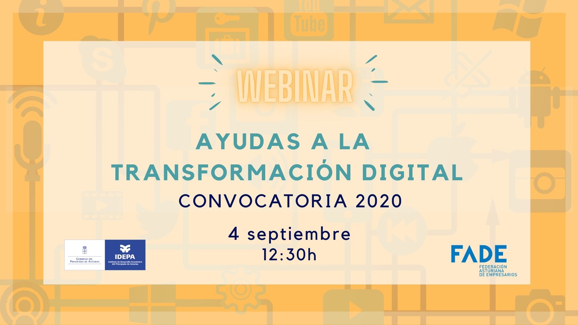 Webinar Informativo Sobre Ayudas A La Transformación Digital El Viernes
