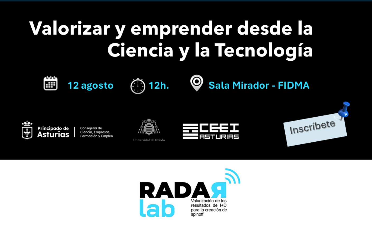 RADARlab "Valorizar y Emprender desde la Ciencia y la Tecnología” - IDEPA